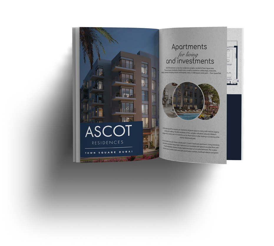 ASCOT Residences is a low-rise residential project in the green area of Town Square.